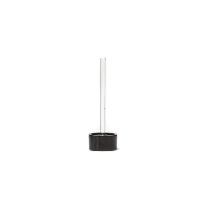Black Phenolic Cap Poly Lined w/ Glass Applicator Rod 18-68mm | Acme ...